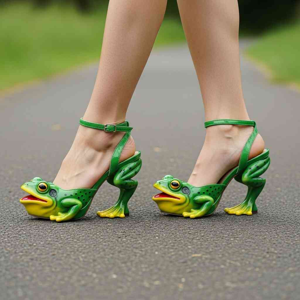 Step Into the Wild: The Surreal World of Frog Heels - Inspiring Designs