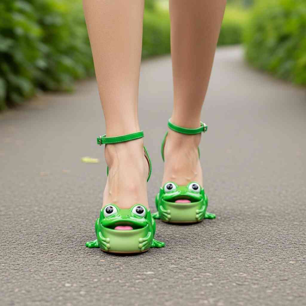 Step Into the Wild: The Surreal World of Frog Heels - Inspiring Designs