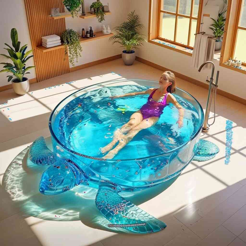 Glass Sea Creature Bathtubs: Where Ocean Myths Come to Soak - Inspiring ...