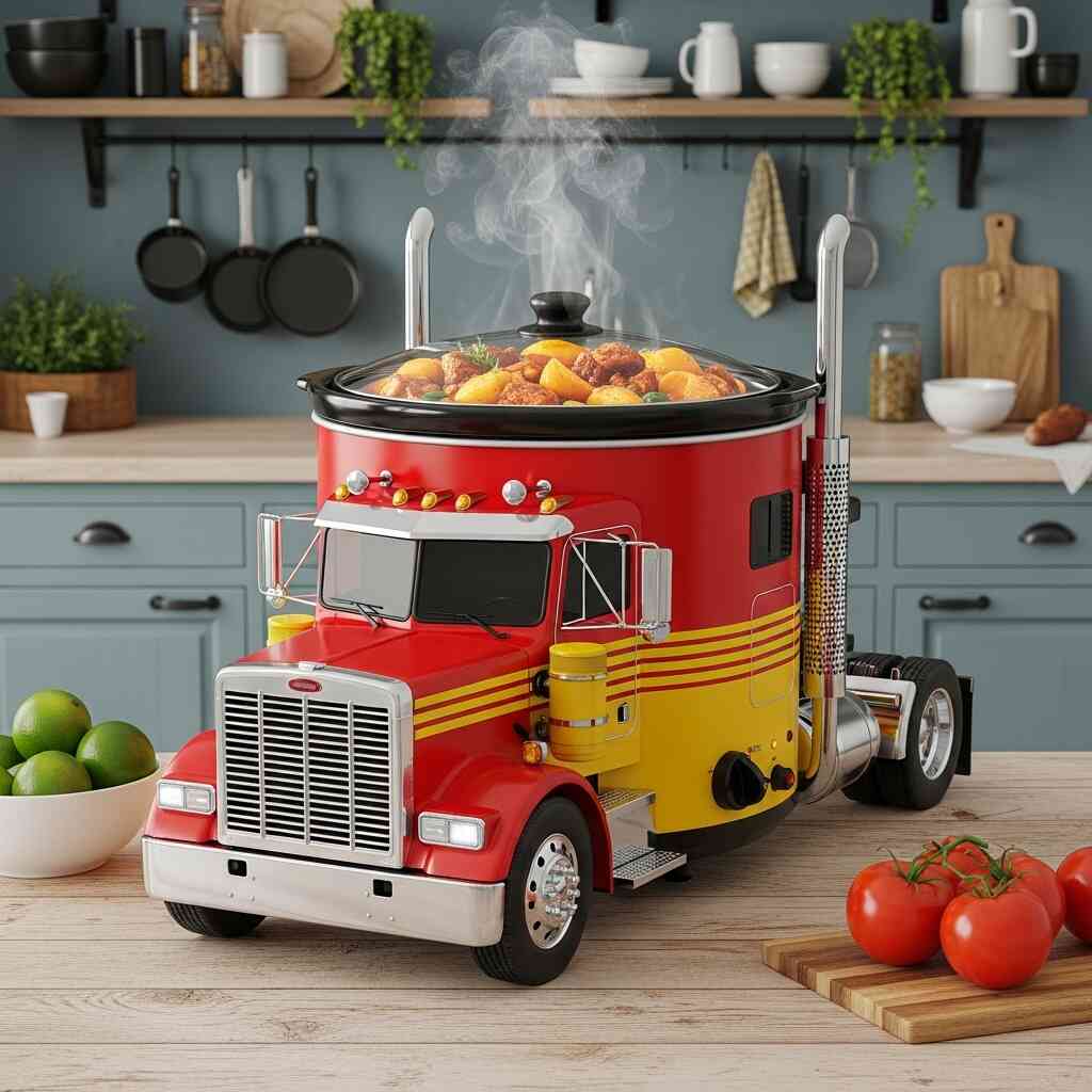 The Semi Truck Shaped Slow Cooker: Where Highway Dreams Meet Home ...