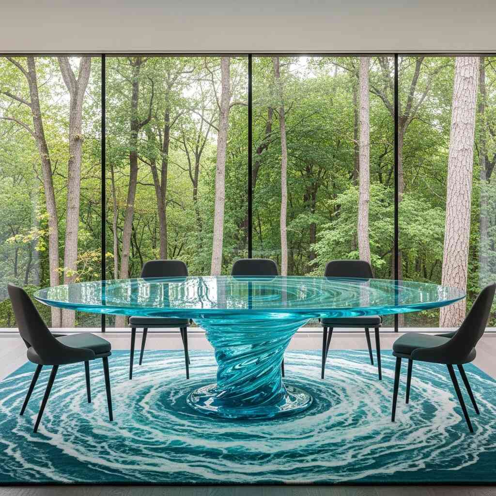 The Hypnotic Magic of Water Vortex Coffee Tables: Art That Flows ...