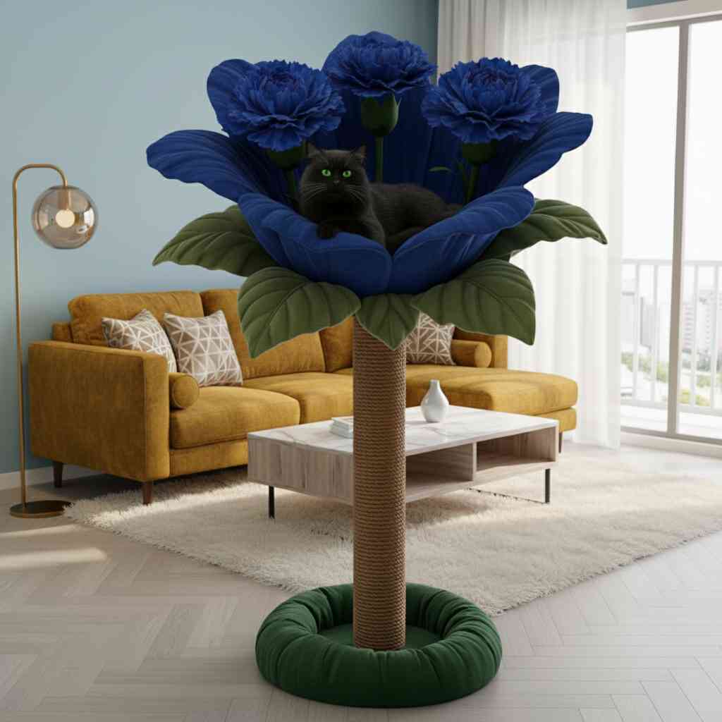 The Flower Cat Tree Whispers: Where Whiskers Meet Petals in Secret ...