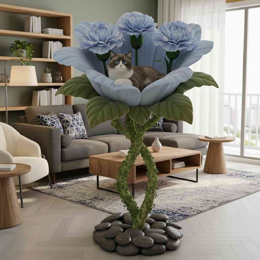 The Flower Cat Tree Whispers: Where Whiskers Meet Petals in Secret ...