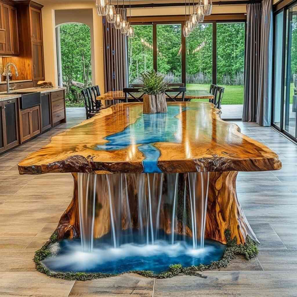 Why a Kitchen Island with Waterfalls Is the Ultimate Statement Piece ...