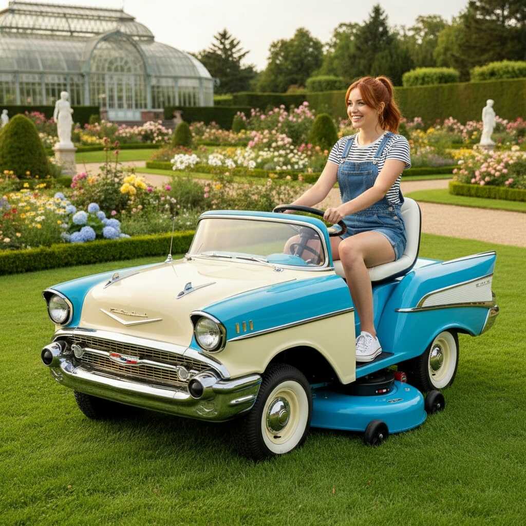 How Classic Car Mowers Blend Vintage Style with Modern Function ...