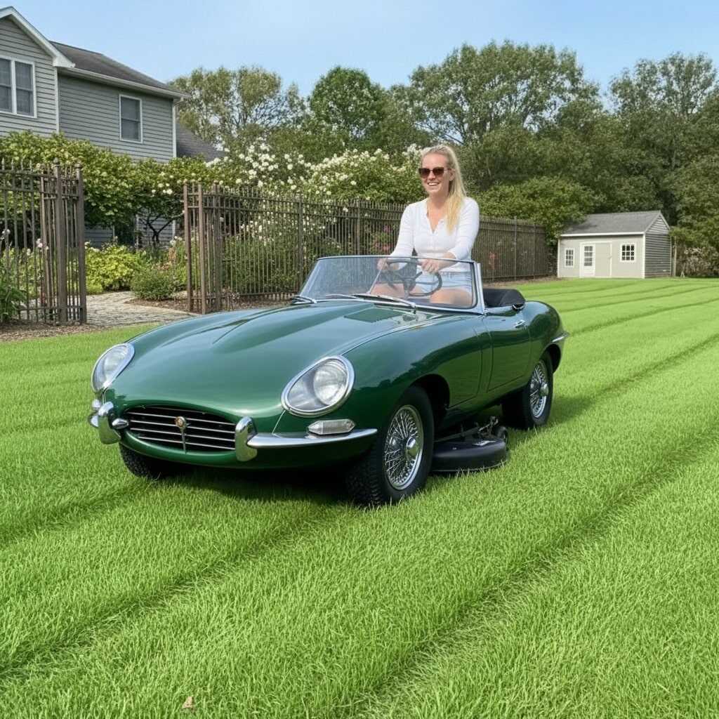 How Classic Car Mowers Blend Vintage Style with Modern Function ...