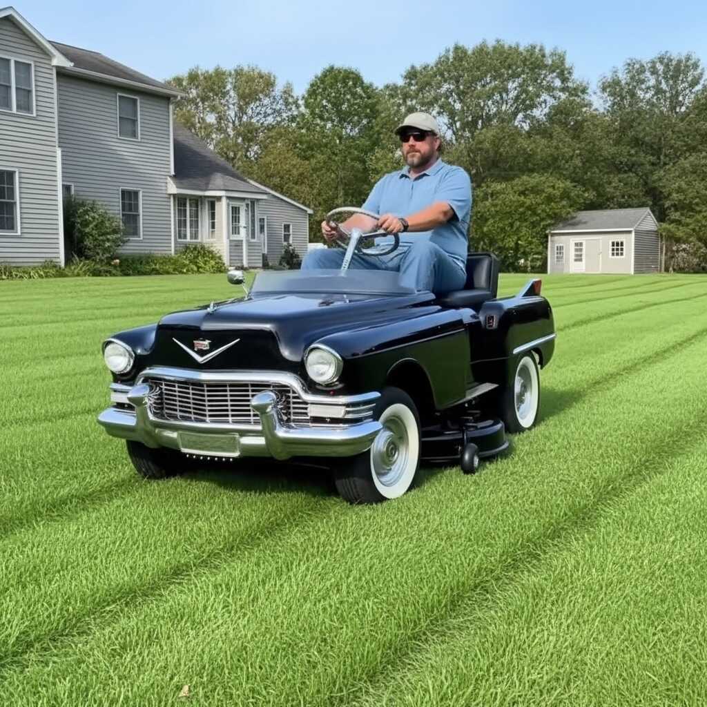 How Classic Car Mowers Blend Vintage Style with Modern Function ...