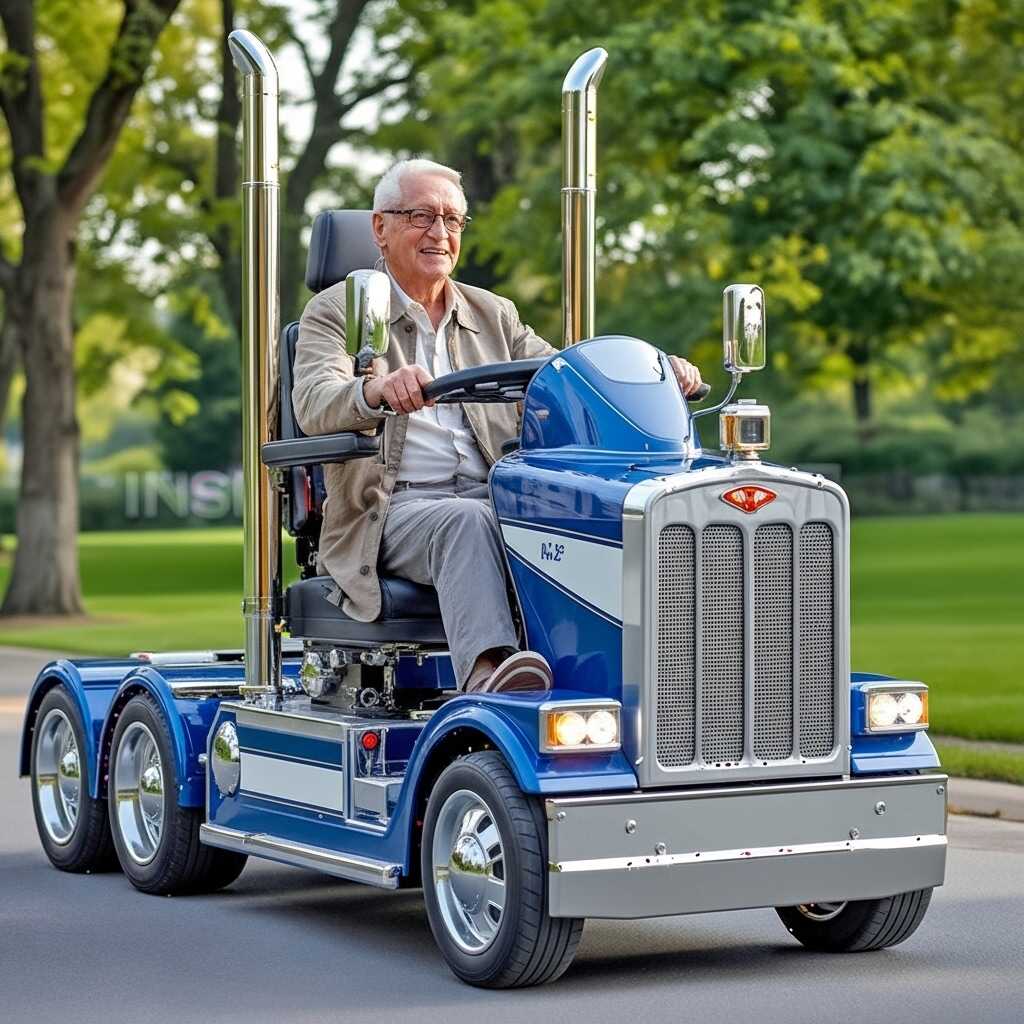 Exploring the Unique Design of Semi-Truck Mobility Scooters - Inspiring ...