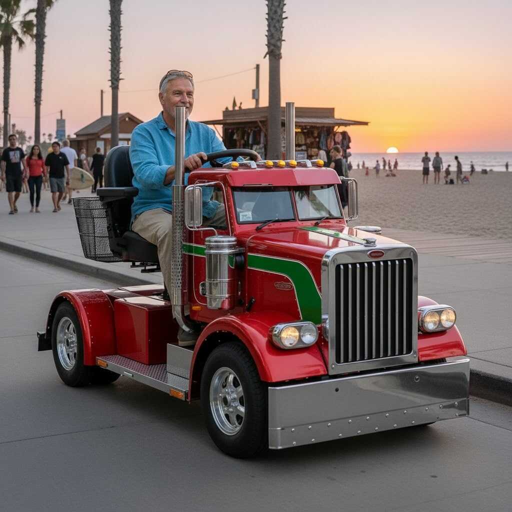 Exploring the Unique Design of Semi-Truck Mobility Scooters - Inspiring ...
