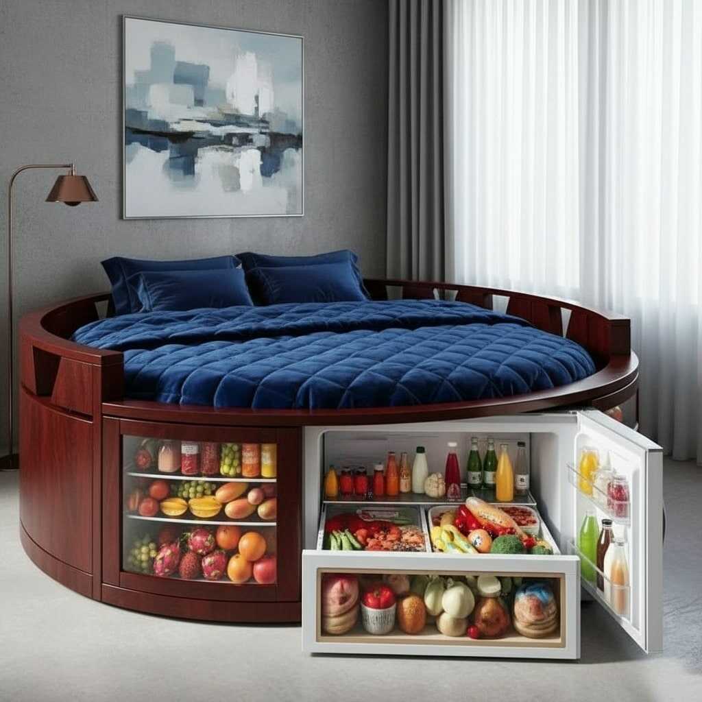 Exploring the Unique Concept of the Fridge Integrated Bed - Inspiring ...