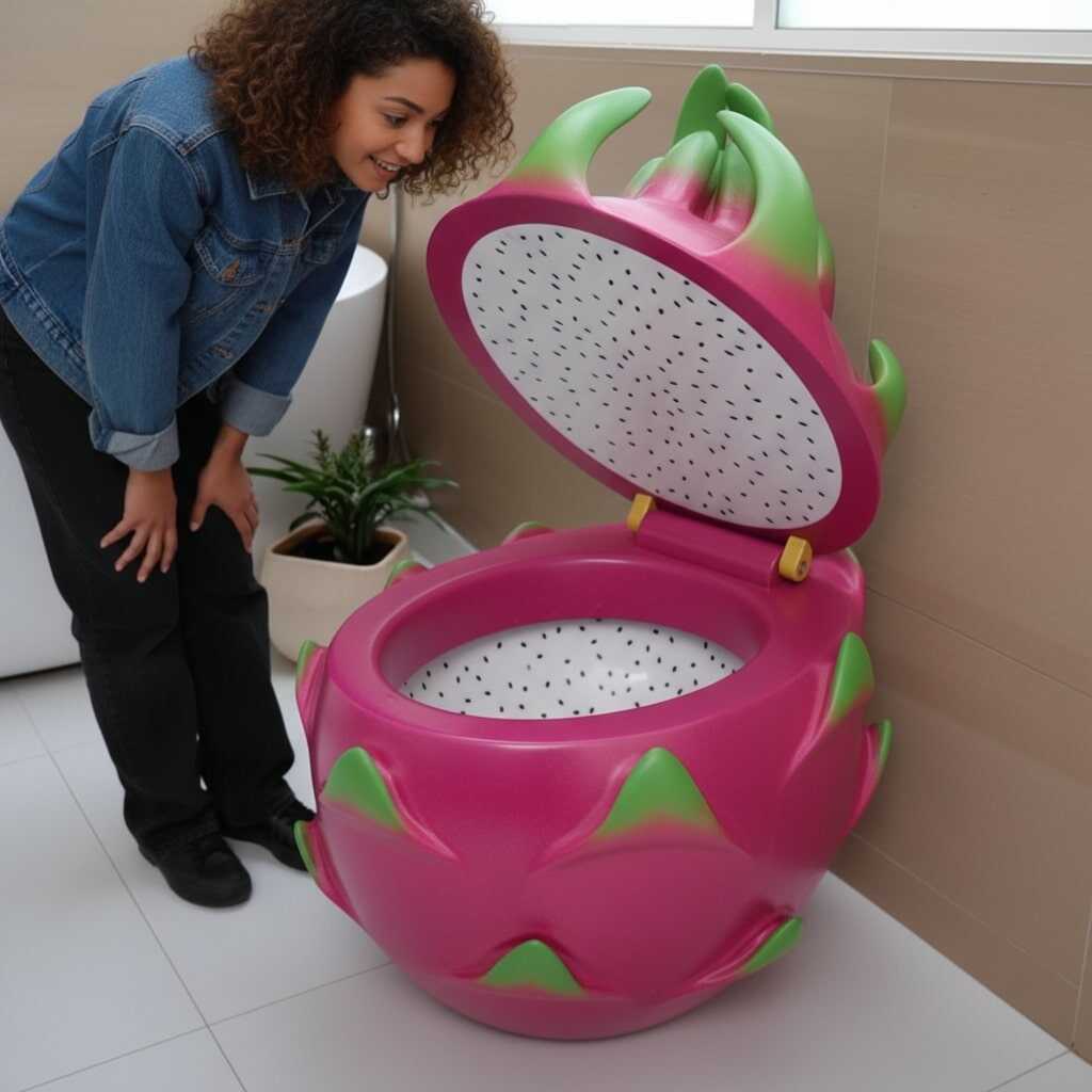 Fruit Themed Toilet: Where Whimsy Meets Functional Art - Inspiring Designs