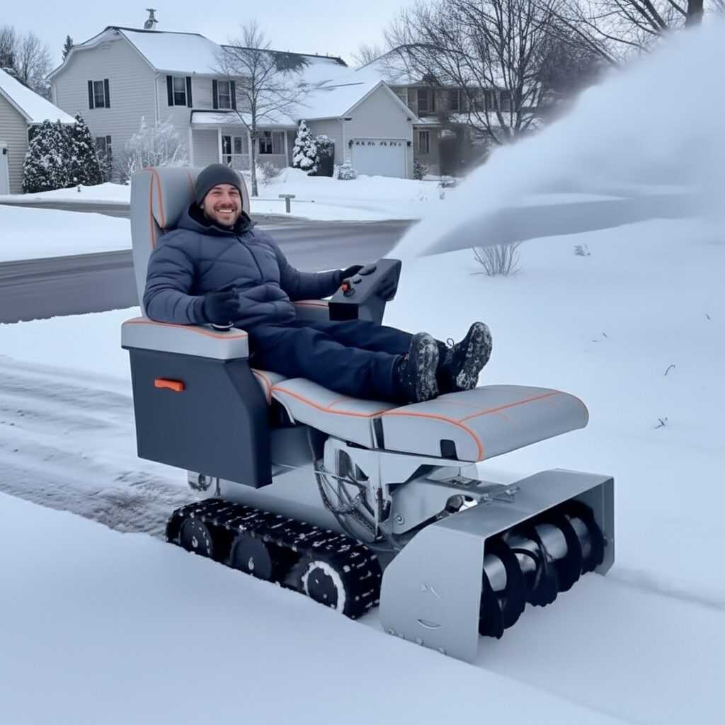 Snowblower Recliner Dreams: When Winter Power Meets Cozy Innovation ...