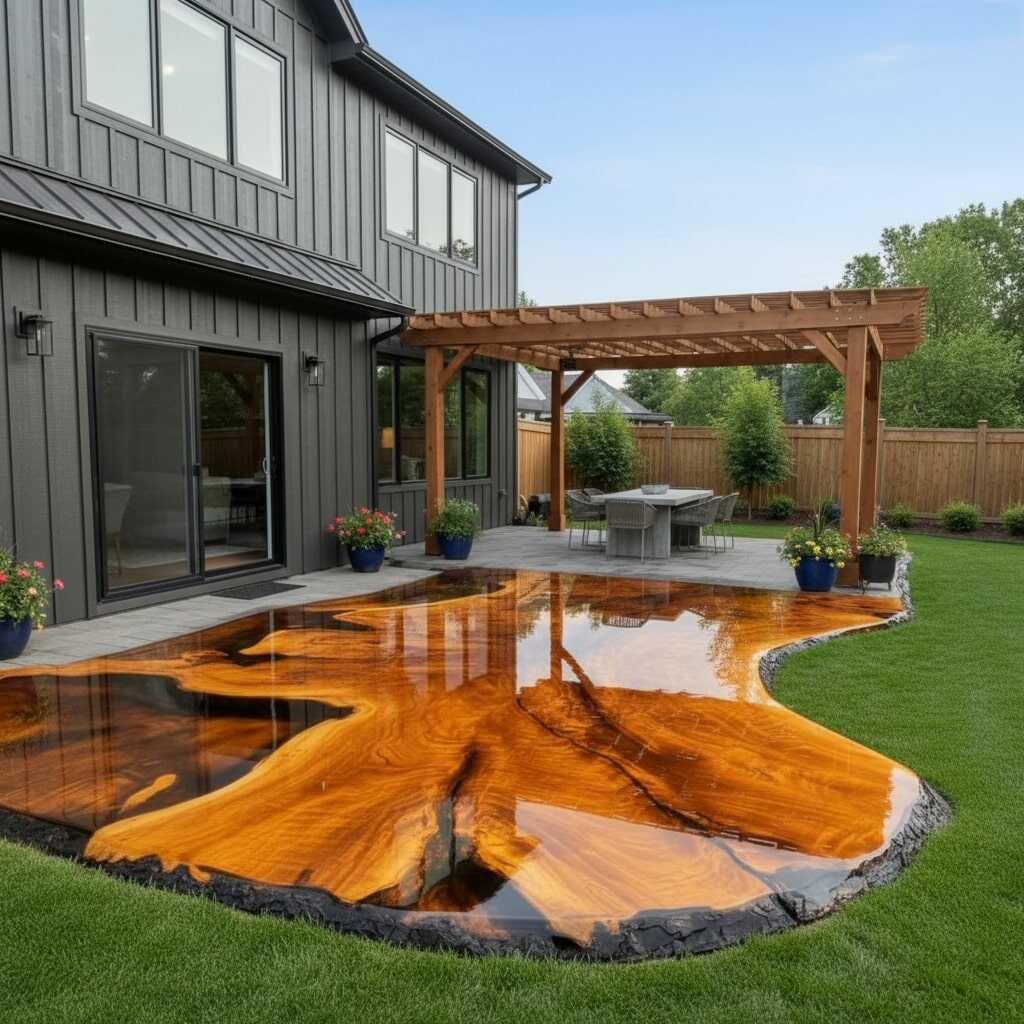 The Live Edge Wood Patios: Where Nature Meets Outdoor Living ...