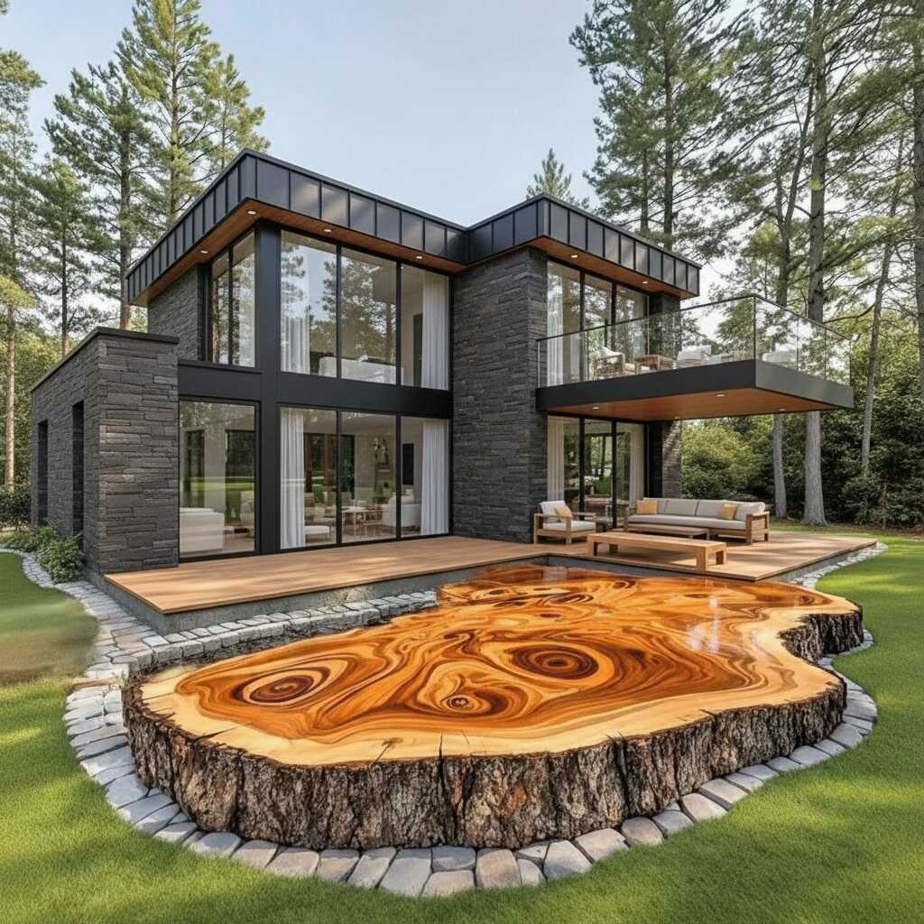 The Live Edge Wood Patios: Where Nature Meets Outdoor Living ...