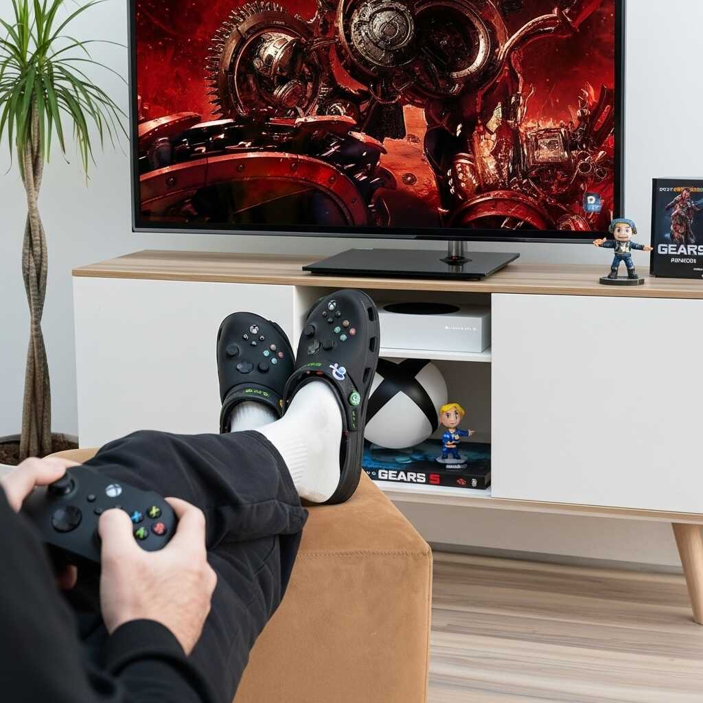 Xbox Themed Crocs Slippers: A Fun Fusion of Gaming Comfort and Style ...