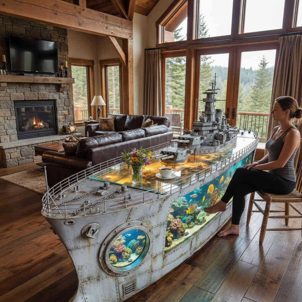 Naval Ship Shaped Aquarium: Nautical Design Inspiration for Aquascapers ...