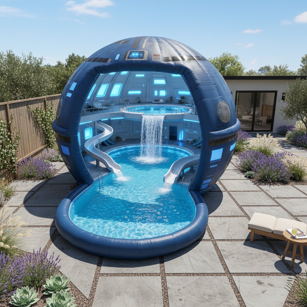 Giant Inflatable Death Star Pool: Fun & Games for All Ages - Inspiring ...